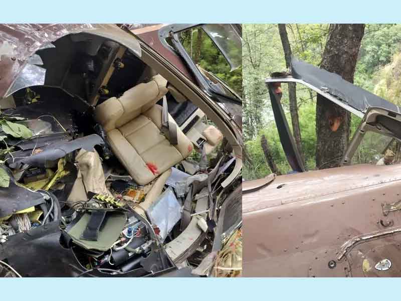 ഉത്തരാഖണ്ഡില്‍ ഹെലികോപ്റ്റര്‍ തകര്‍ന്നുവീണ് അപകടം - PALA VISION