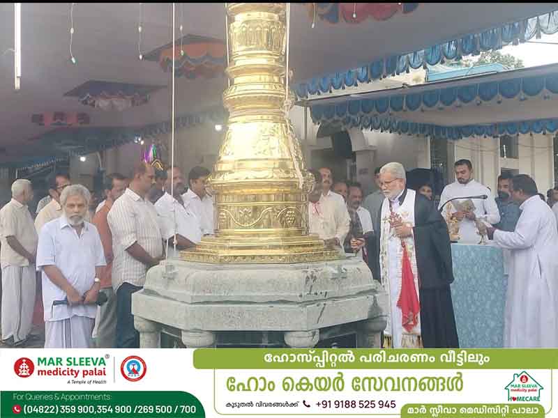 പാലാ ളാലം പഴയ പള്ളിയിൽ എട്ട് നോമ്പ് തിരുനാളിനു കൊടിയേറി - PALA VISION